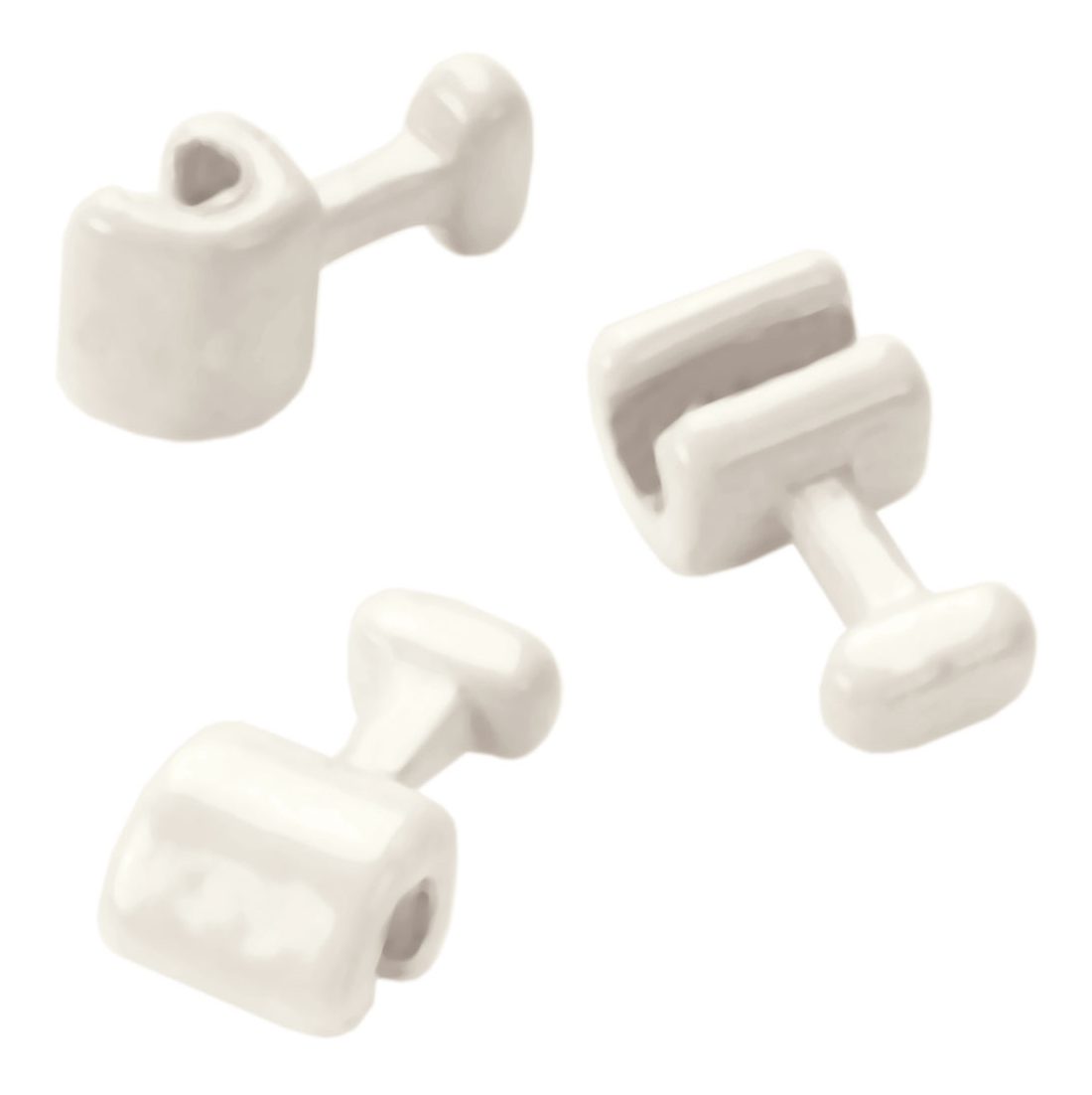 Coated Crimpable Bi-Directional Ball Hooks - Stops & Hooks - TOC Dental